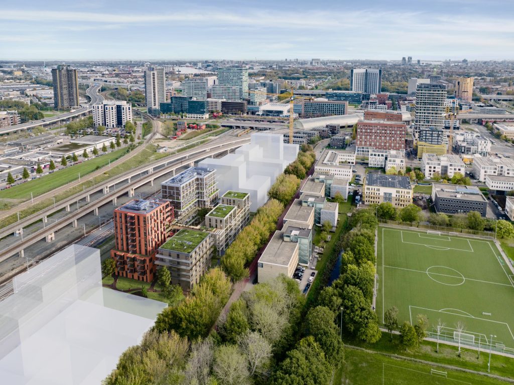 Wonen in Uptown Sloterdijk Amsterdam - Roof Garden Amsterdam